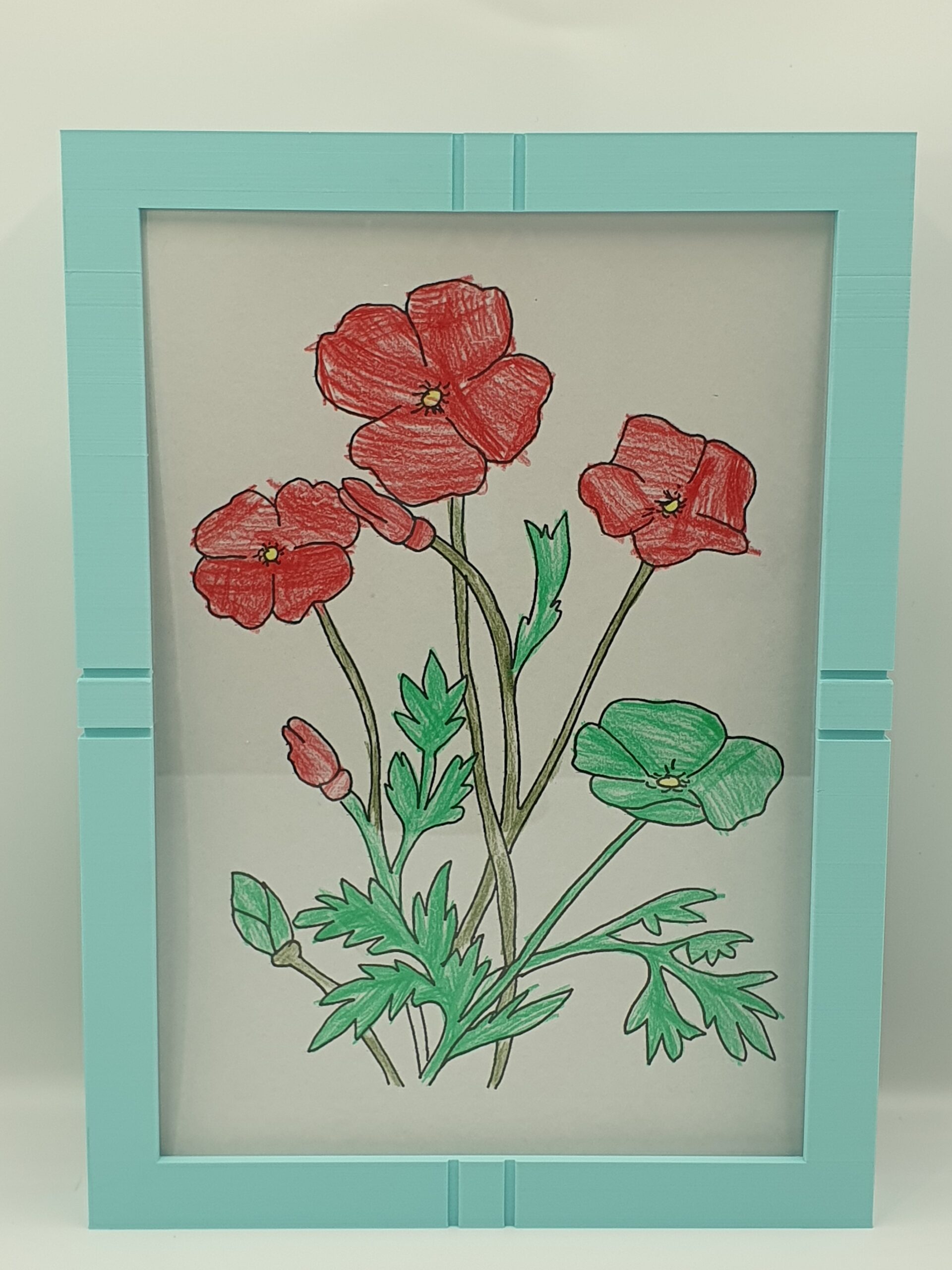 Blue Frame – Your Kids Art